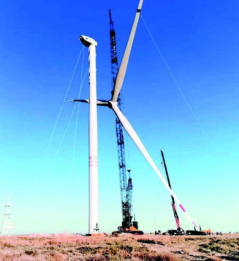 Songjiang firm’s wind power project in Kazakhstan goes into full ...