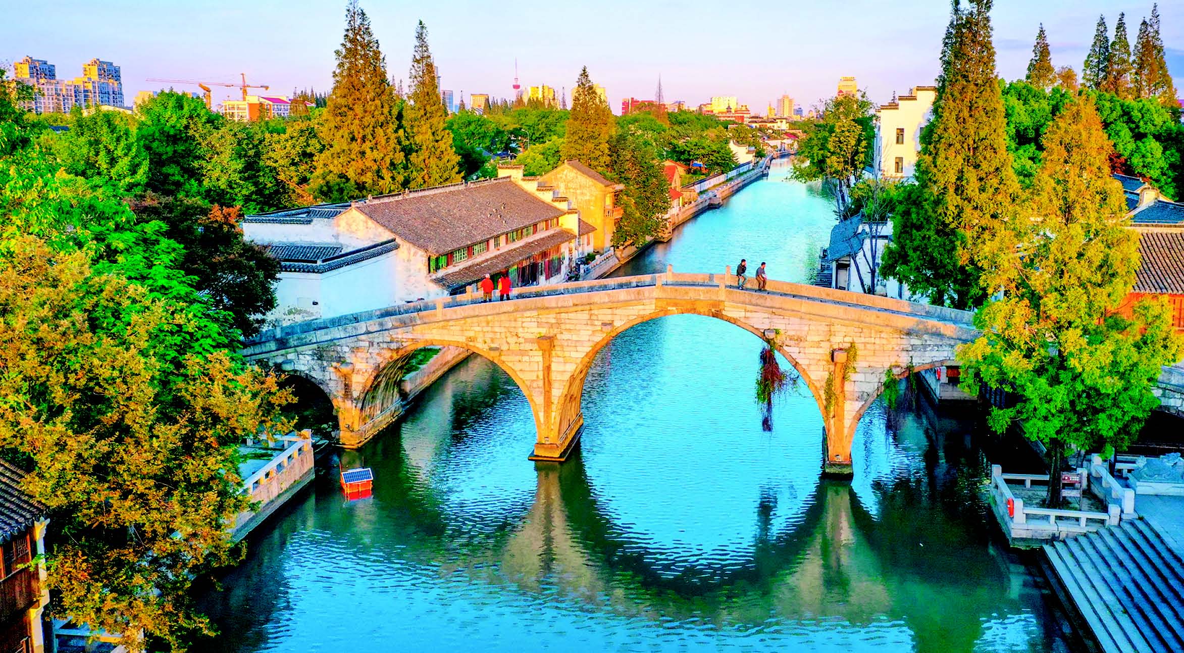 Songjiang’s tranquil ancient stone bridge captivates with its silent ...
